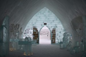 De glace à l'hôtel de glace